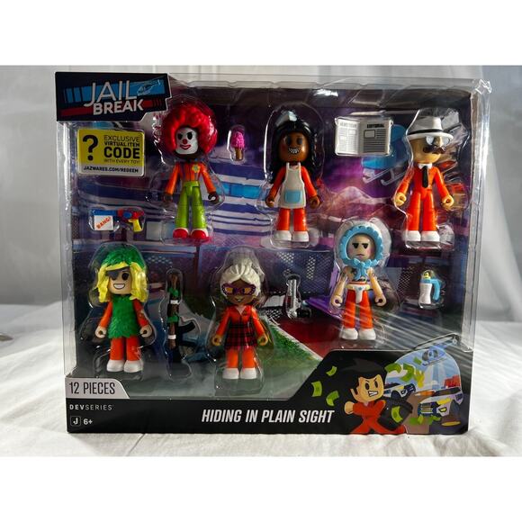 Jazwares | Toys | Jail Break Devseries 2pcs Action Figures Hiding In ...